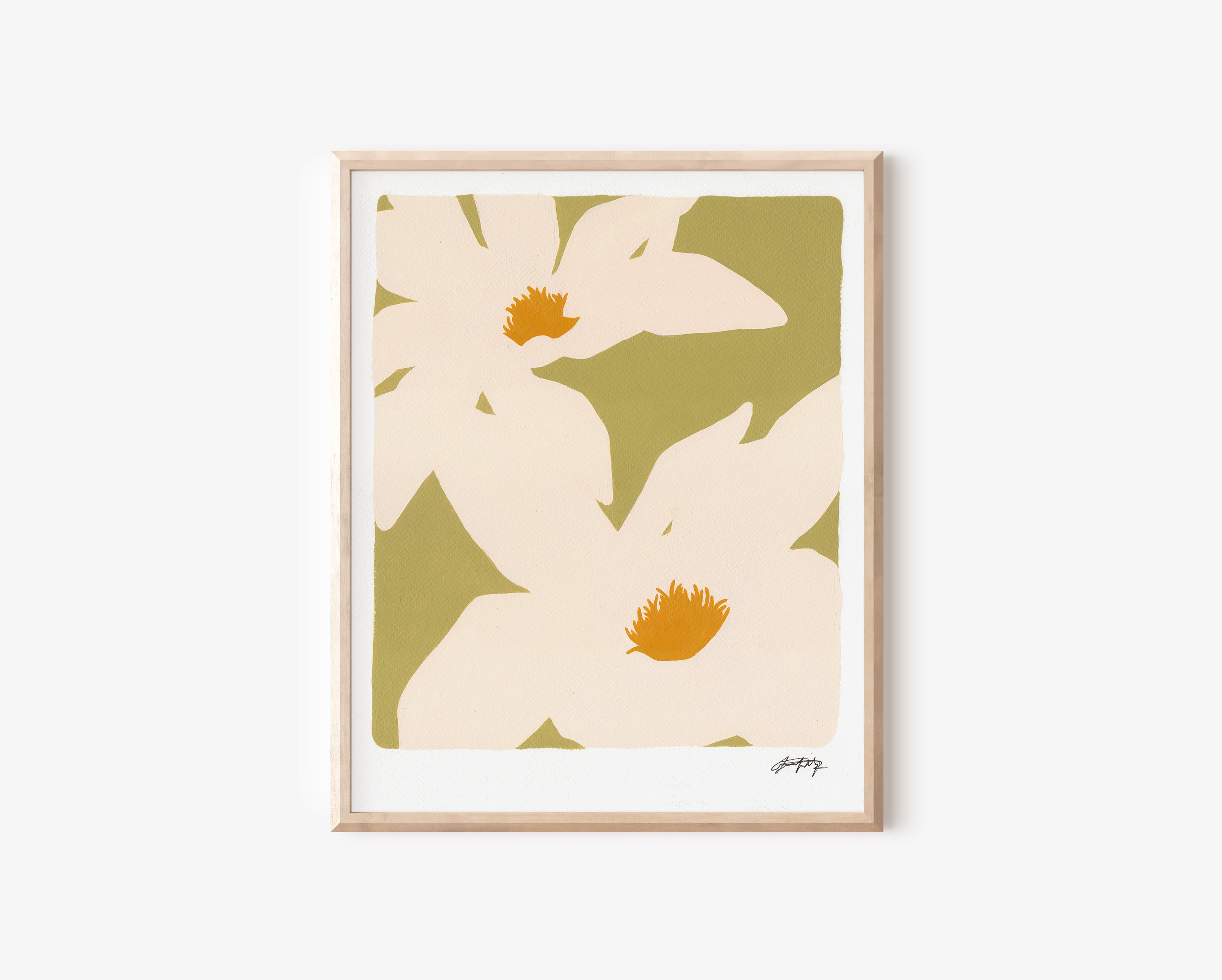 Abstract Floral Print – Jen Wang Studios
